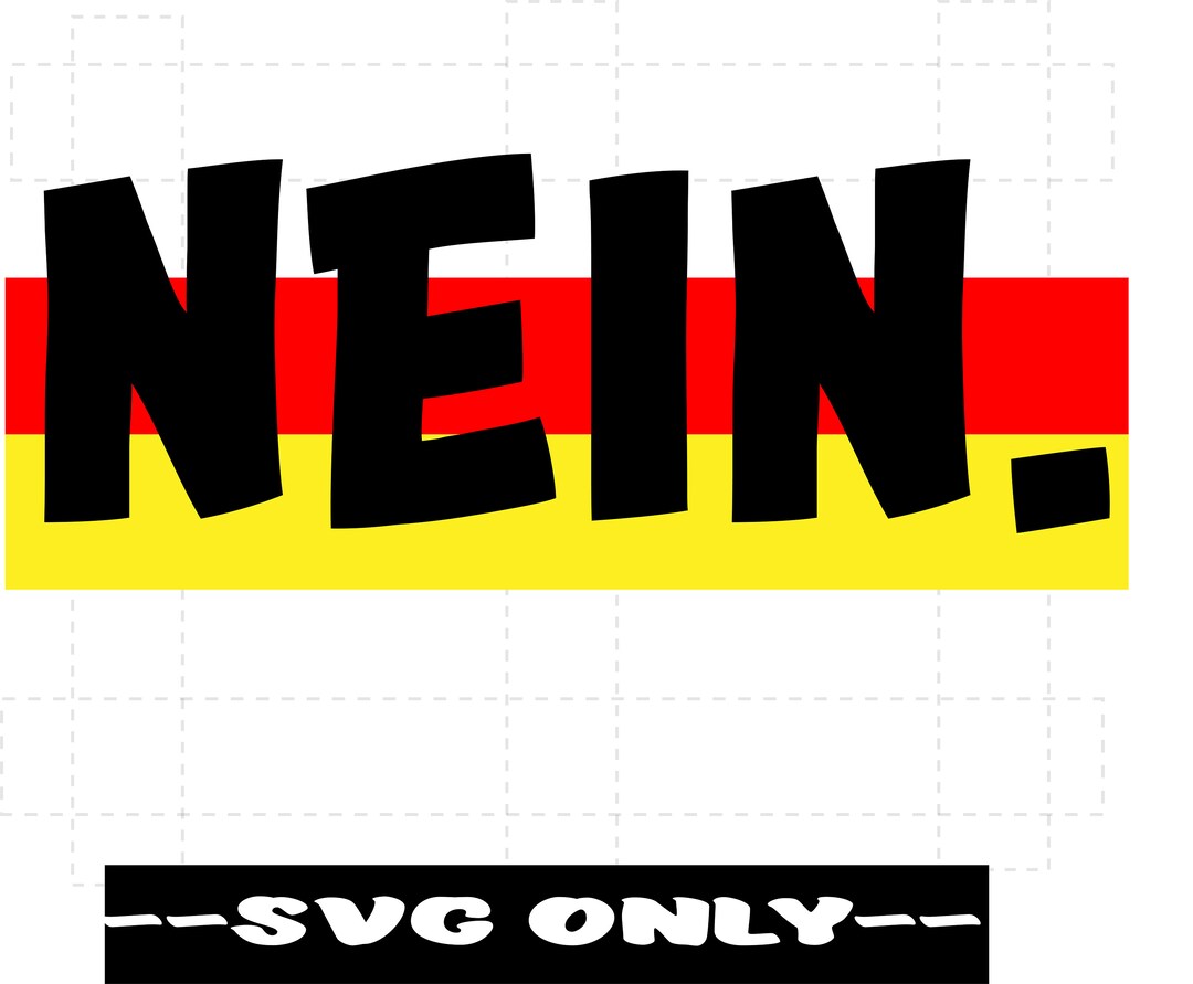 Nein SVG DIGITAL DOWNLOAD - Etsy
