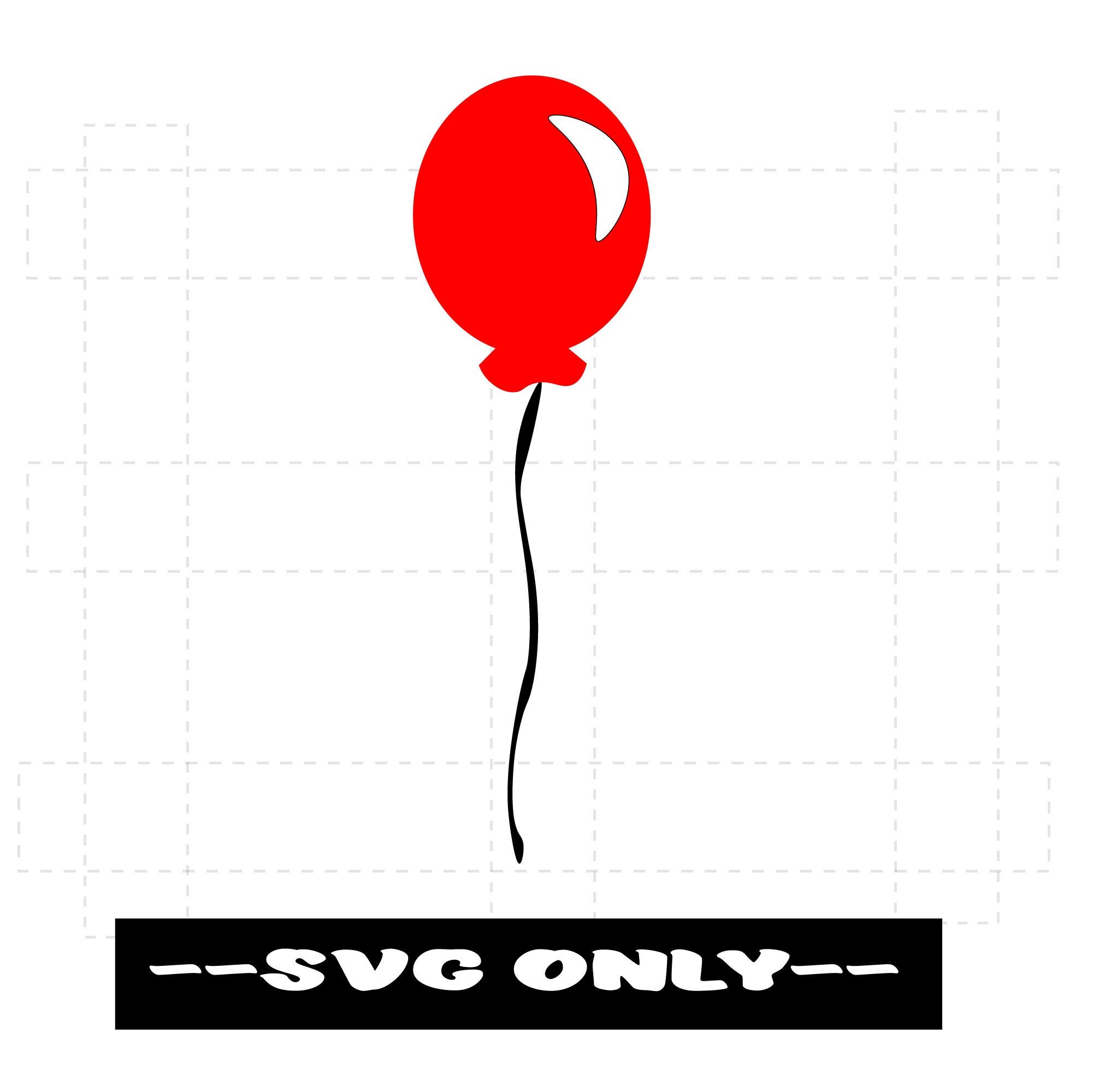 Balloon SVG DIGITAL DOWNLOAD - Etsy