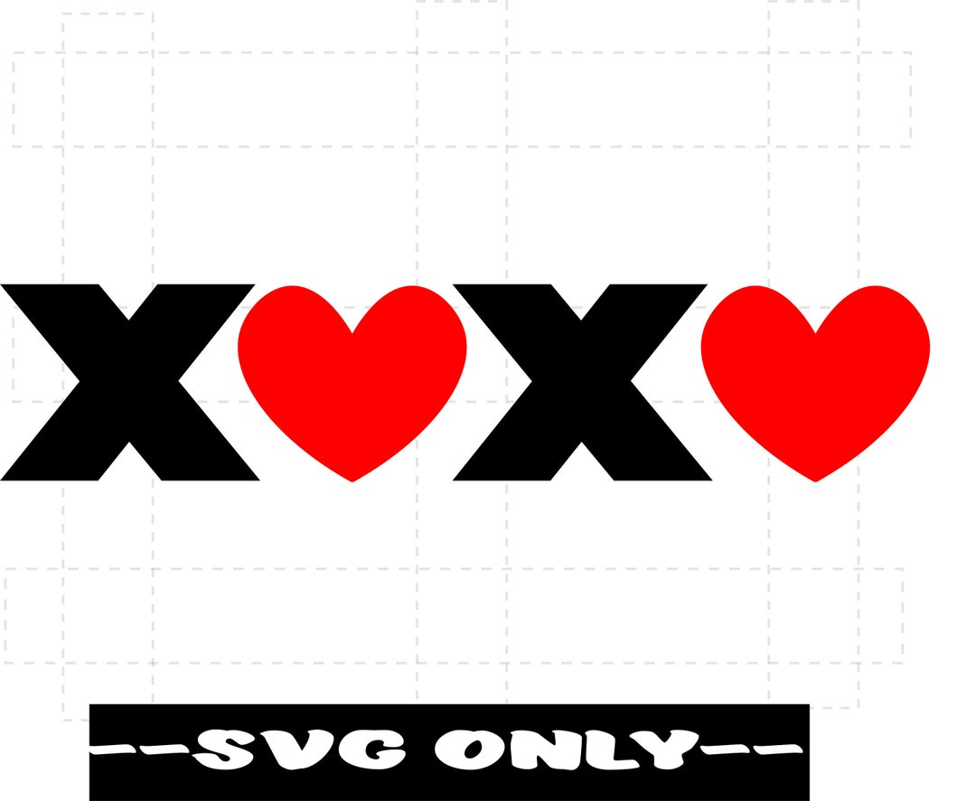 X.O.X.O. SVG DIGITAL DOWNLOAD - Etsy