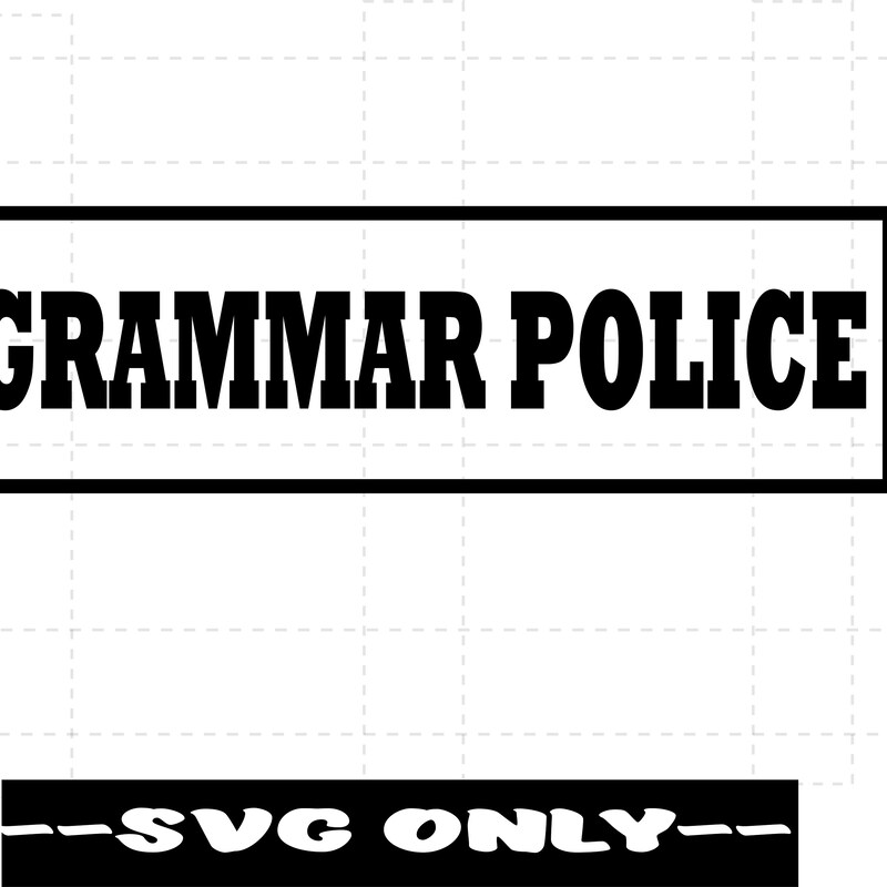 Grammar Police - Etsy