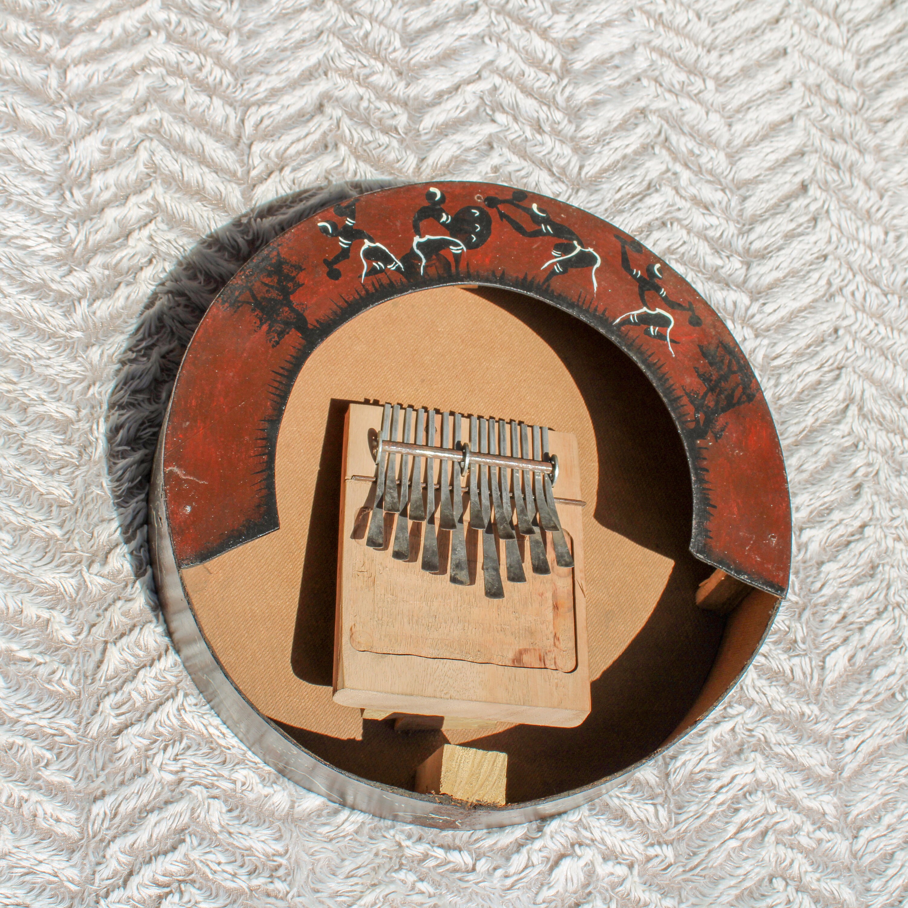 Kalimba Thumb Piano Mbira 15 Key Zimbabwe Art Painted Wood - Etsy