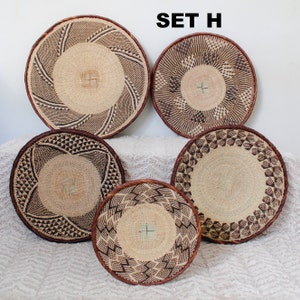 Basket Wall Decor, Binga Basket, Wall Basket Set, Boho Basket Wall ...