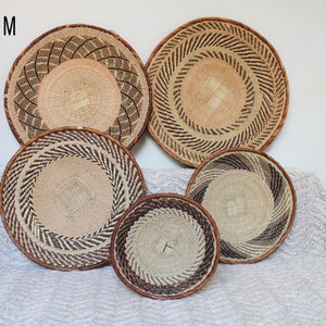 Basket Wall Decor Binga Basket Wall Basket Set Boho Basket - Etsy