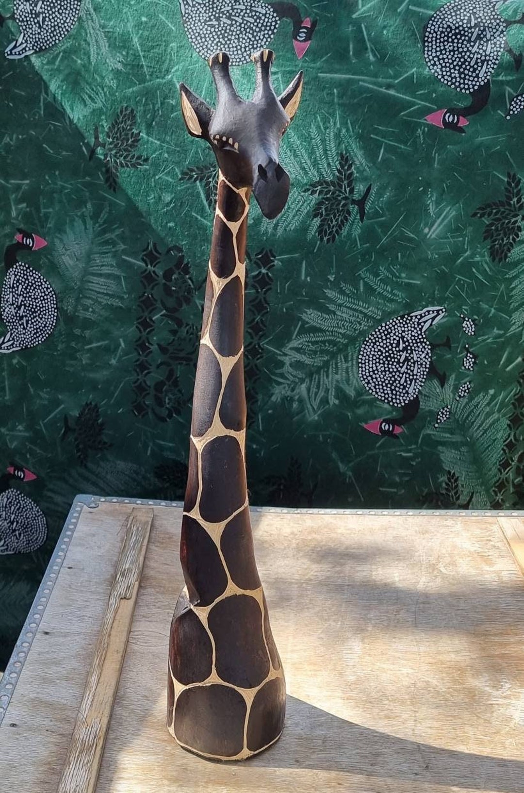 Giraffe Handmade Gift Eclectic Home Decor Wood Figurines & Knick Knacks ...