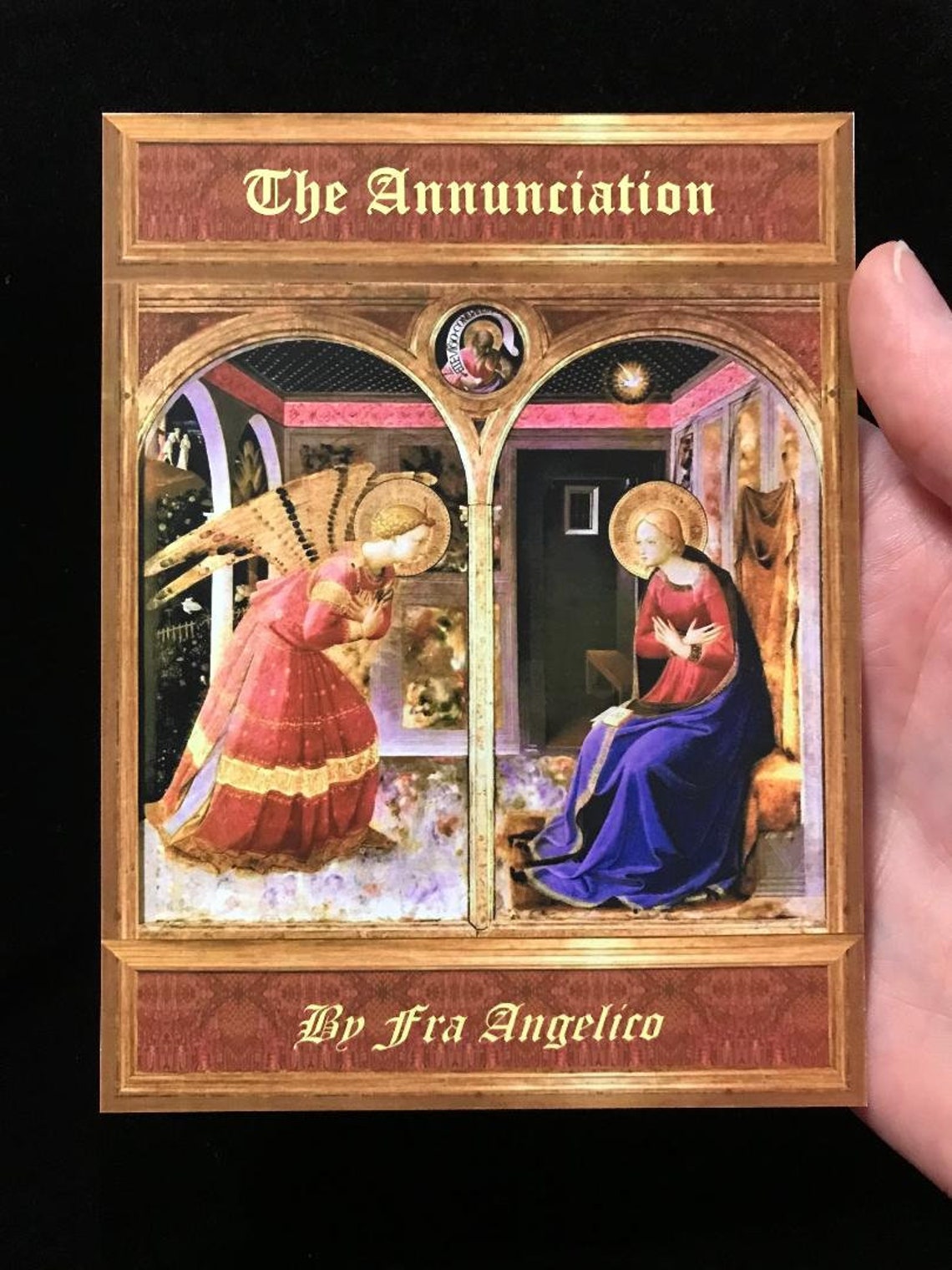 Angelus English or Latin Large Prayer Holy Card | Etsy