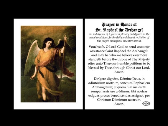 Angel Raphael Prayer