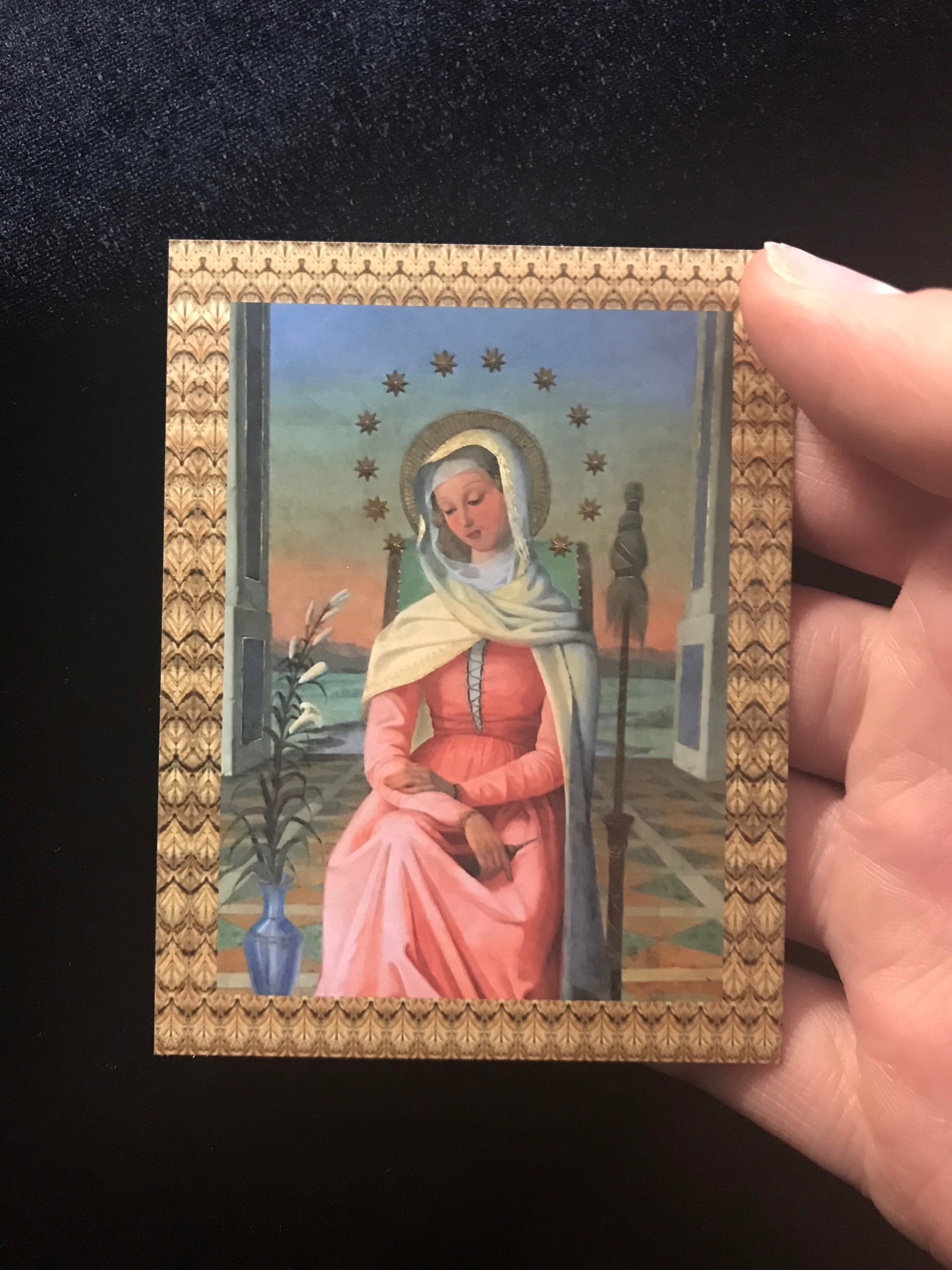 Mother Most Admirable Mater Admirabilis English Latin Small Prayer Holy ...