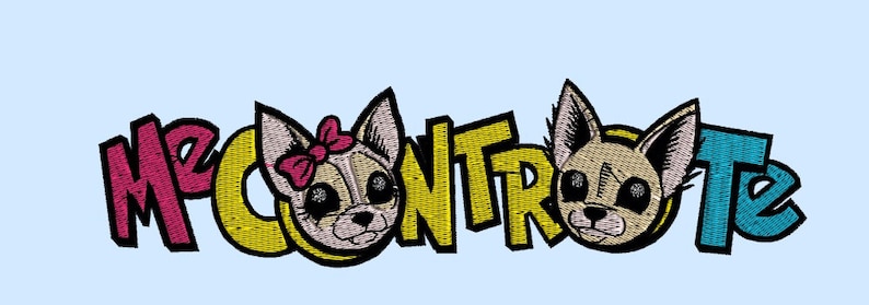 Embroidery digital pattern simil kira e Ray me contro te - Etsy Italia