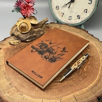 Leather Hunting Log Book With Buckle Closure | Custom Hunting Journal ...