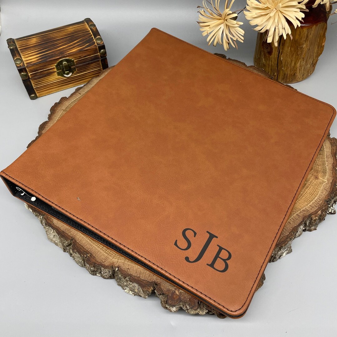 Personalized Monogram Leatherette Binder: 3-ring Wedding Planner - Etsy