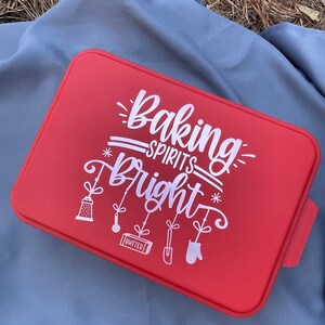 Cake Pan, Custom Engraved Baking Dish, Baking Pan With Lid, Customized ...