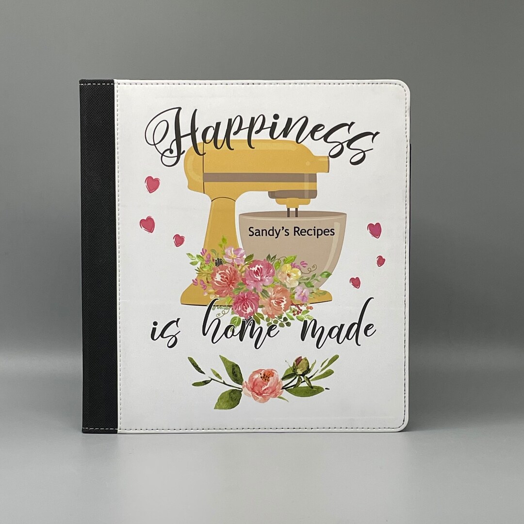 Personalized Recipe Binder,3 Ring Binder, Custom Binder, Mothers Day ...