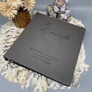 Officiant Personalized Binder, 3 Ring Binder, Wedding Planner, Photo ...