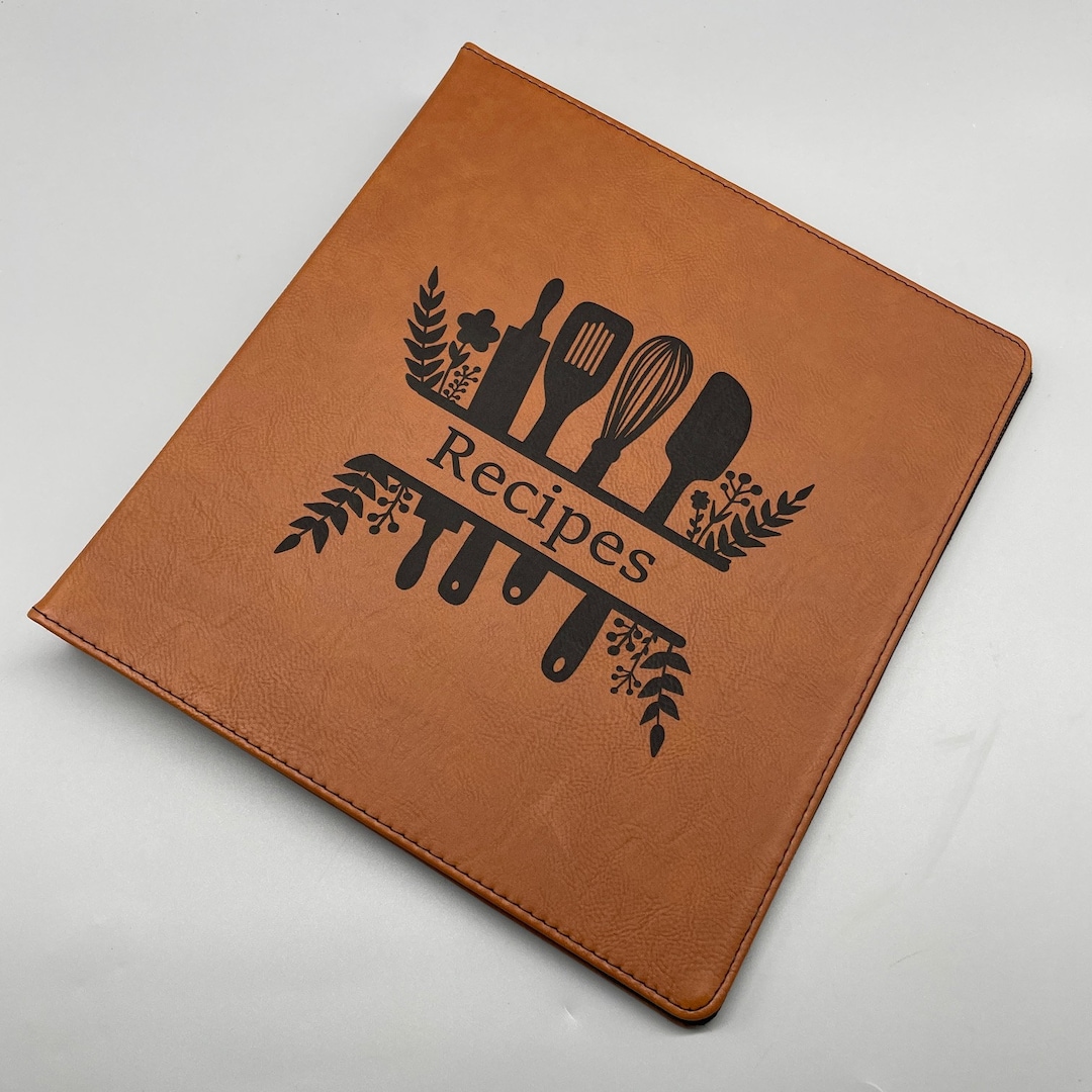 Personalized Recipe Binder,1" 3 Ring Binder, Custom Binder, Cooking ...