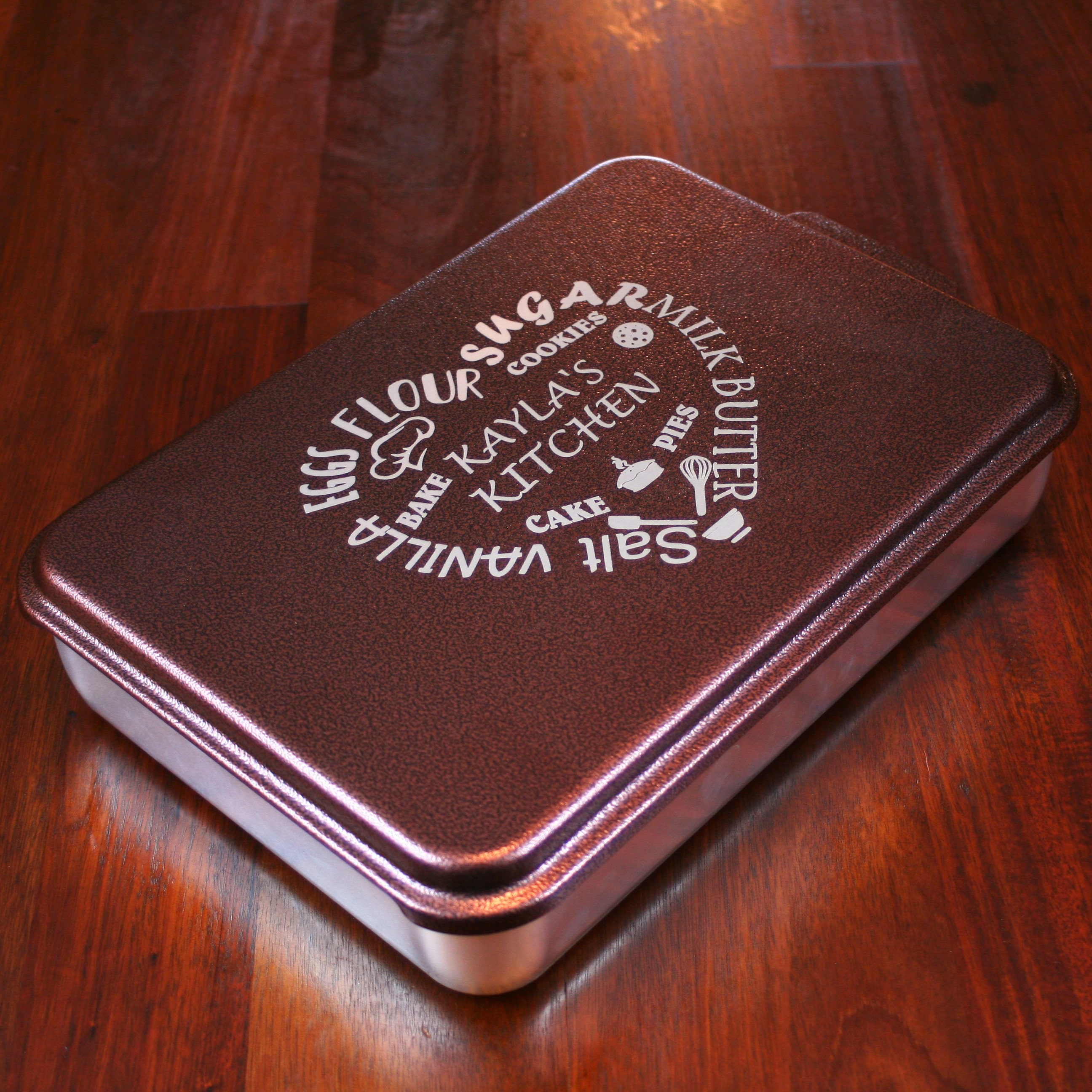Personalized Cake Pan Custom Engraved Baking Dish Baking Pan - Etsy