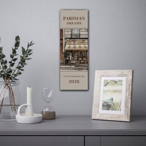 Parisian Dreams Wall Calendar - Charming French Cafe Art, Perfect ...