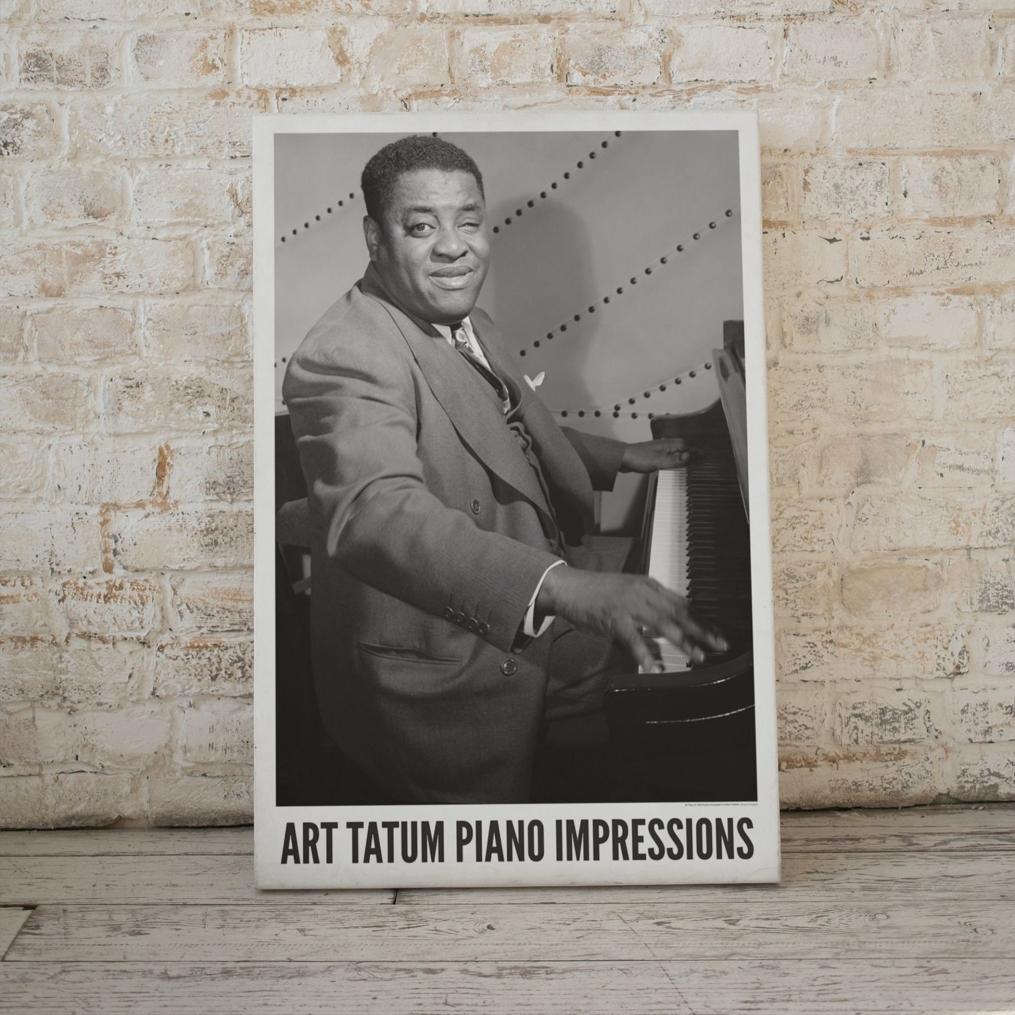 Art Tatum Jazz Poster: A Unique Music Gift Perfect for - Etsy