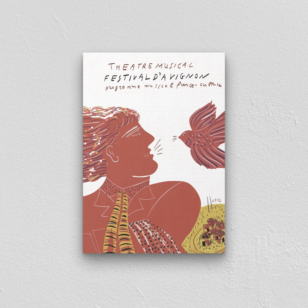 Alekos Fassianos Exhibition Poster - Etsy