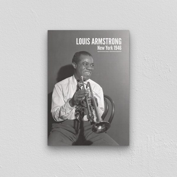 Louis Armstrong Jazz - Etsy