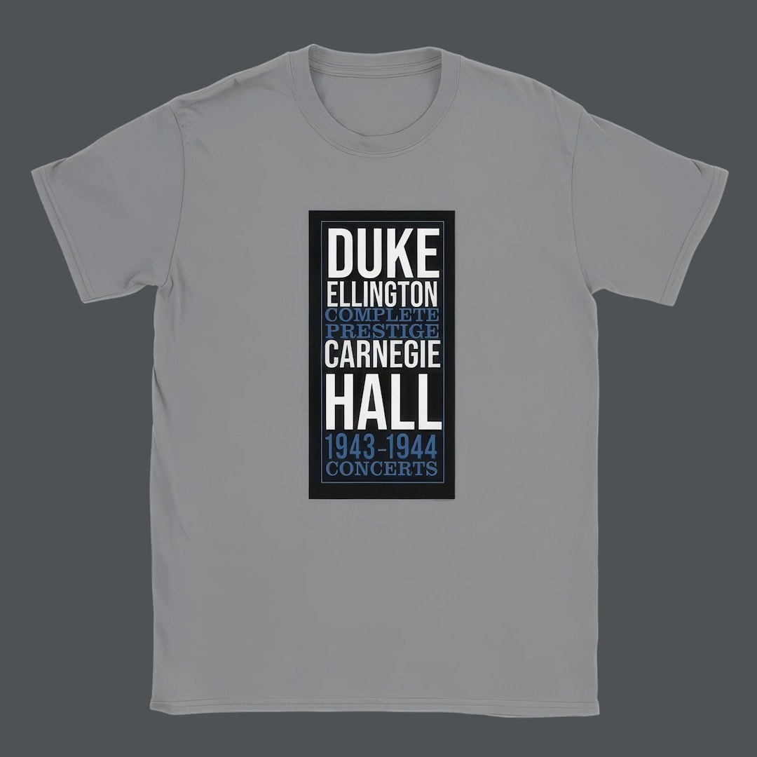 Duke Ellington Carnegie Hall T-shirt | Vintage Jazz Concert Tee, Swing ...