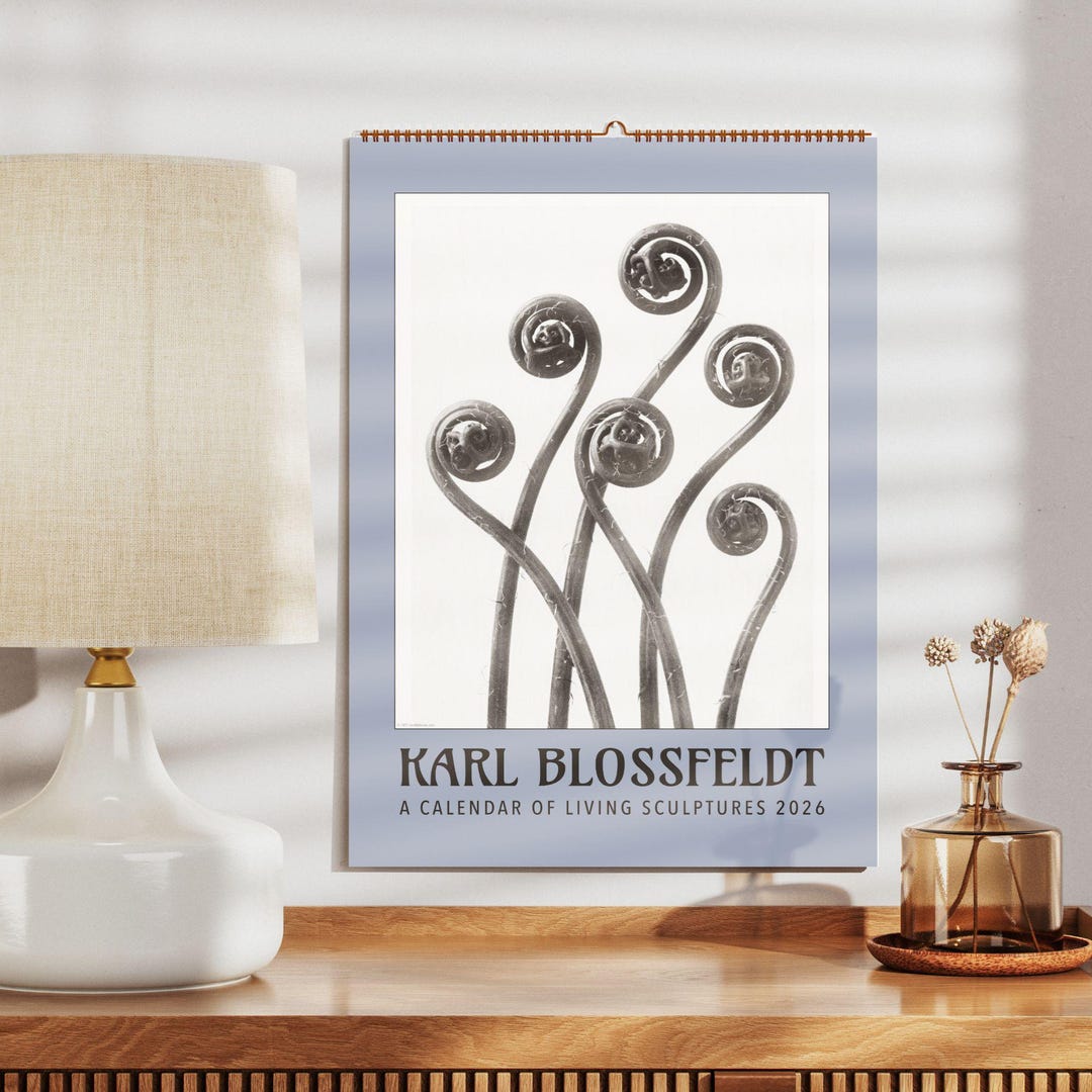 Karl Blossfeldt Wall Calendar – Urformen Der Kunst, Nature Photography ...