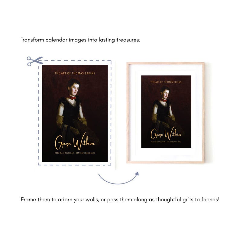 Thomas Eakins Wall Calendar – American Realist Art, Portrait Painting ...