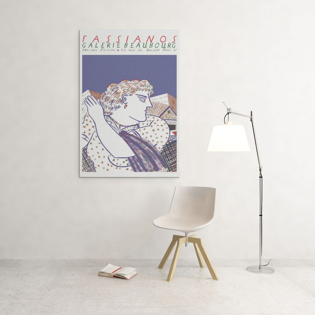 Alekos Fassianos Exhibition Poster: Gallerie Beaubourgh Paris, 1982 ...