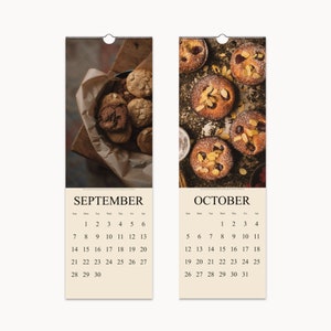 Gourmet Baking Wall Calendar: Seasonal Dessert Photography, Perfect ...
