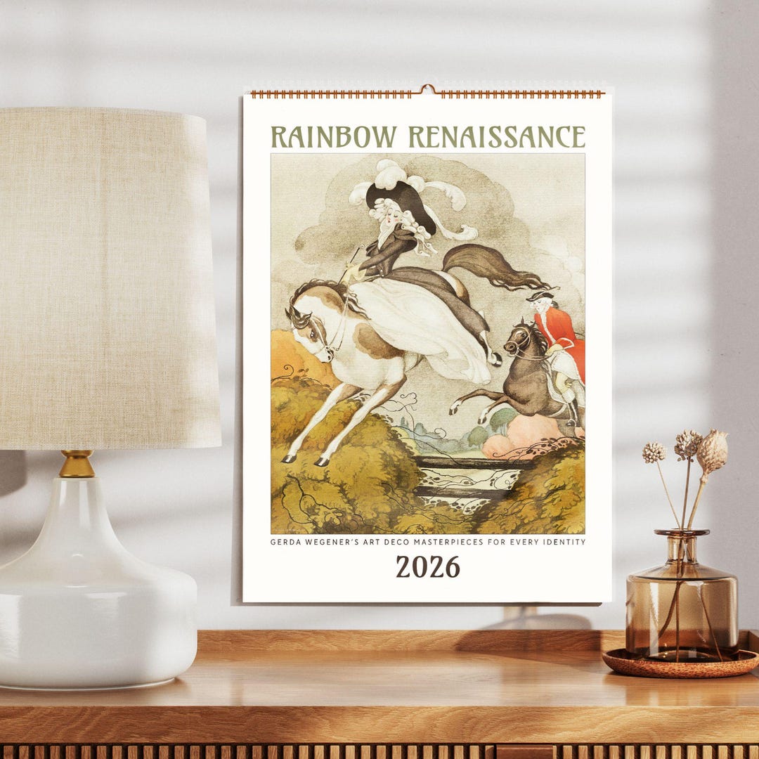 Gerda Wegener Wall Calendar - Danish Painter, Lesbian Erotica, Coming ...