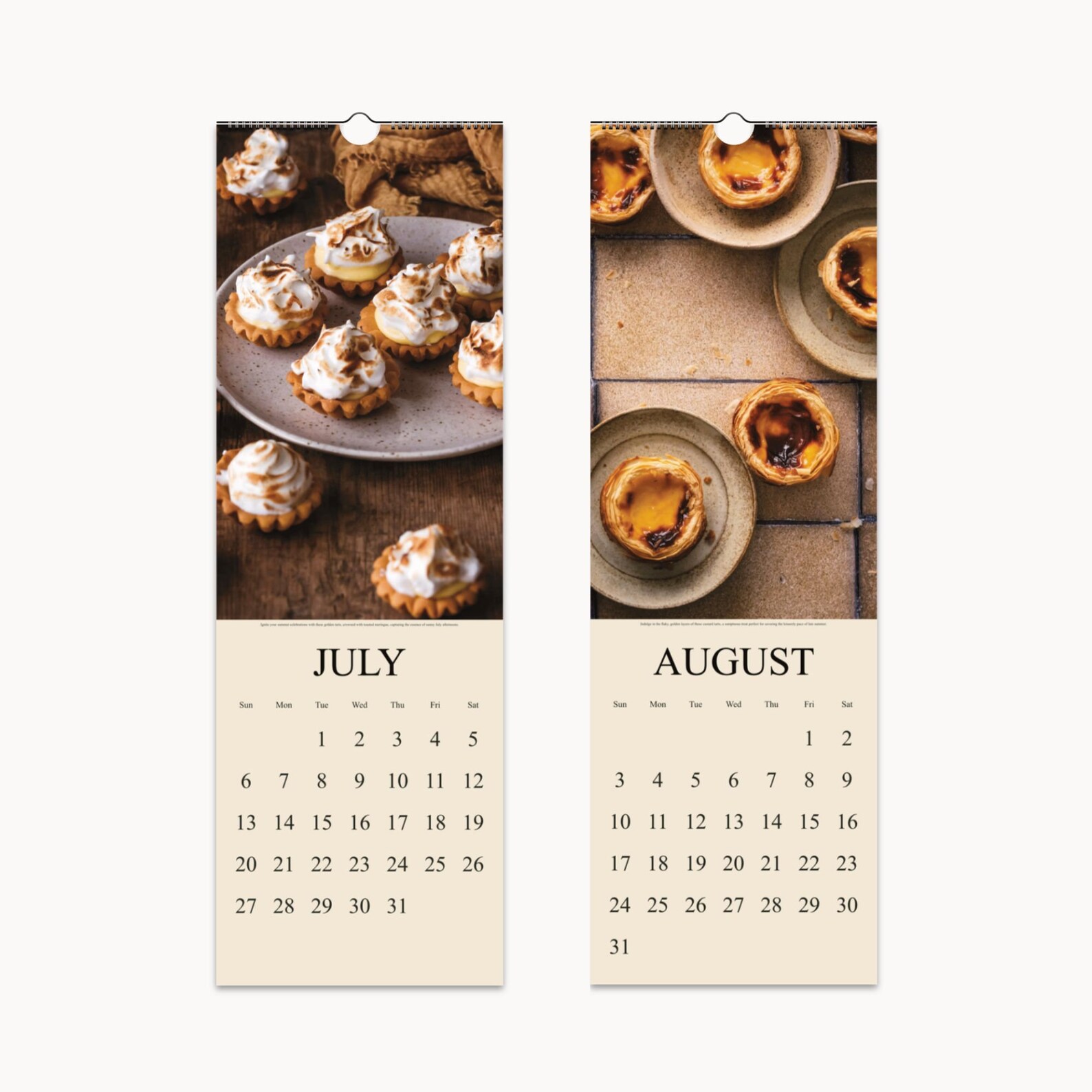 Gourmet Dessert Photography Wall Calendar: Sweet Seasons - Etsy