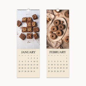 Gourmet Baking Wall Calendar: Seasonal Dessert Photography, Perfect ...