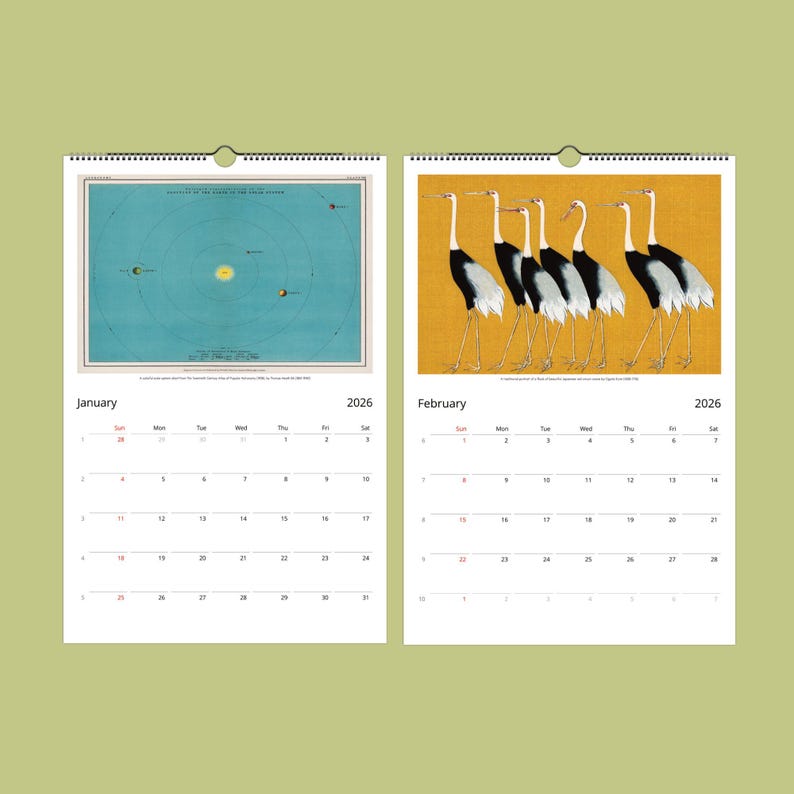Victorian Calendar Bohemian Chic – Cottage Style Decor, Mid-century ...