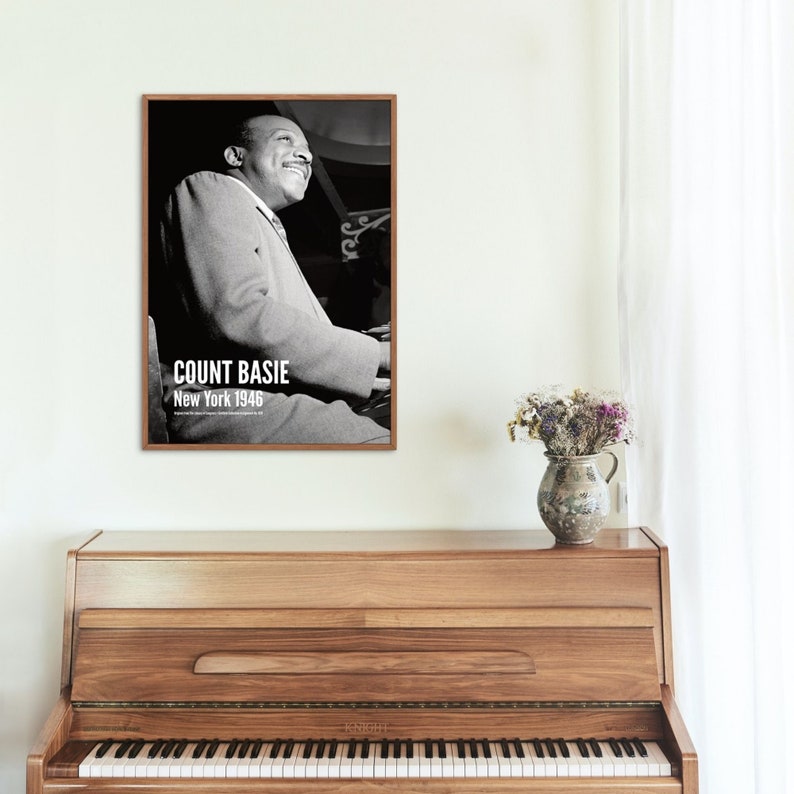 Count Basie Jazz Poster: A Unique Music Gift Ideal for Elevating Your ...