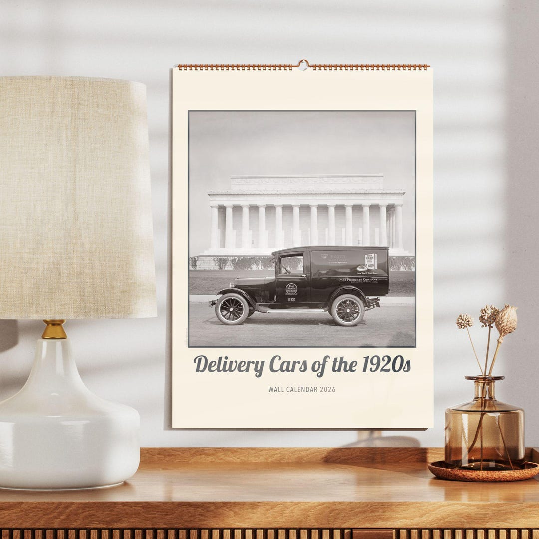 1920s Delivery Cars Wall Calendar - Car Collectors, Unusual Gifts, Semi ...