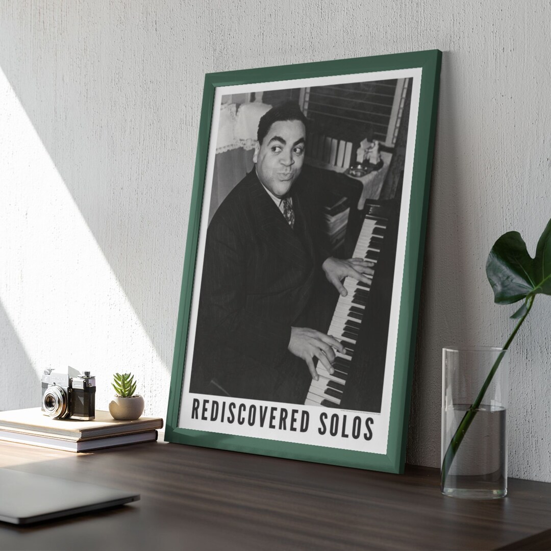 Fats Waller Jazz Poster: A Unique Music Gift | Ideal for Elevating Your ...