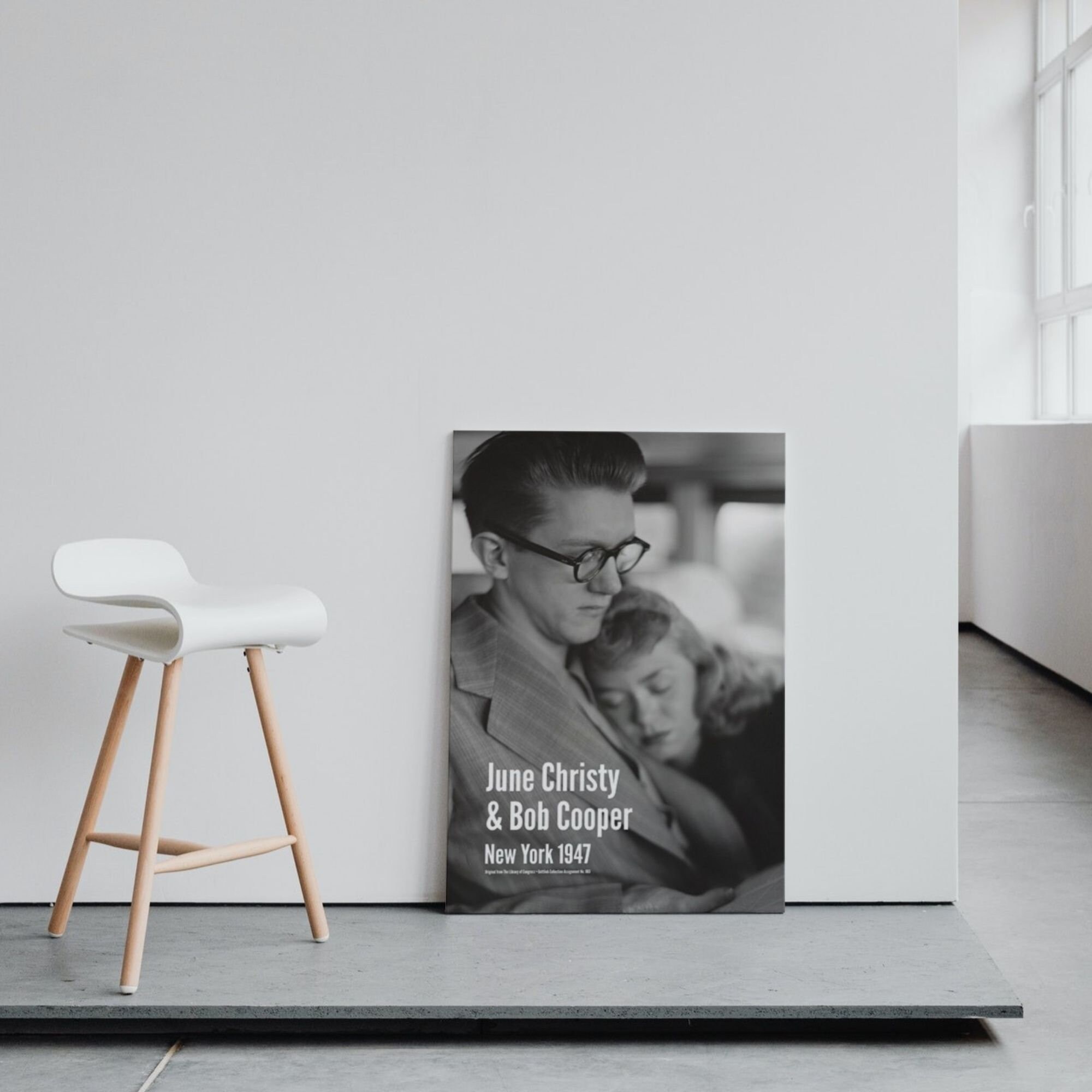 June Christy & Bob Cooper Poster Jazz Poster: A Unique Music Gift Ideal ...