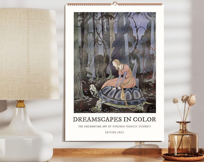 2025 Art Calendar A Year of Whimsy Wall Calendar/illustrated Calendar ...