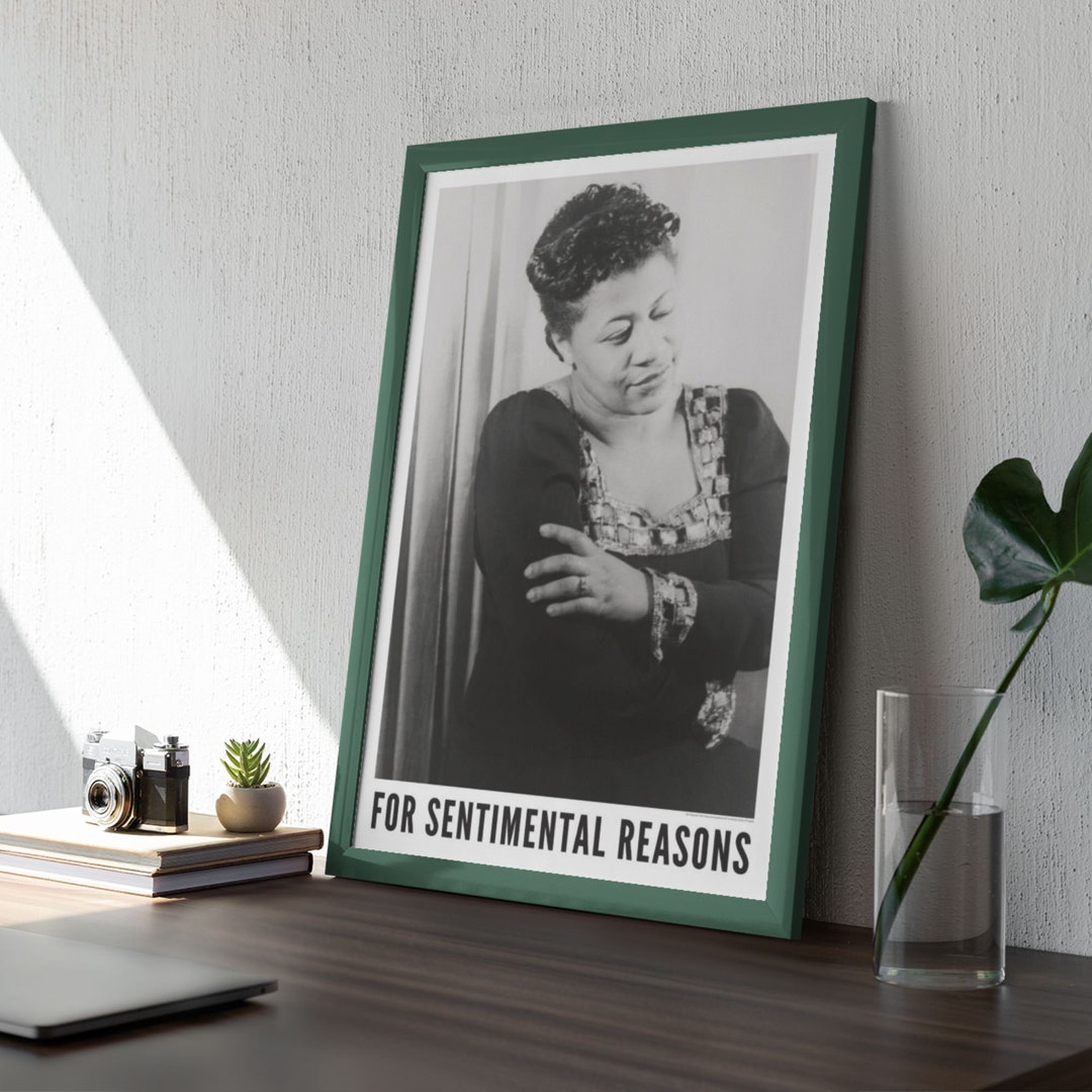 Ella Fitzgerald Jazz Poster: A Unique Music Gift | Ideal for Elevating ...