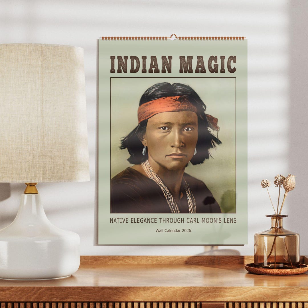 Native American Heritage Calendar | Vintage Carl Moon Photography ...