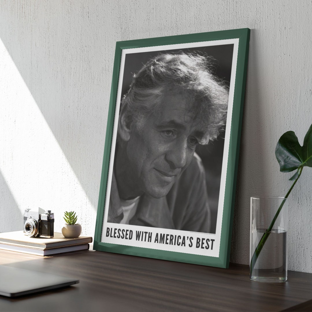 Leonard Bernstein Jazz Art Print – West Side Story, Gift for Musicians ...