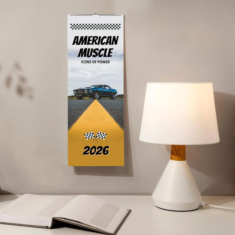 Classic American Muscle Car Calendar – Collector's Gift - Etsy