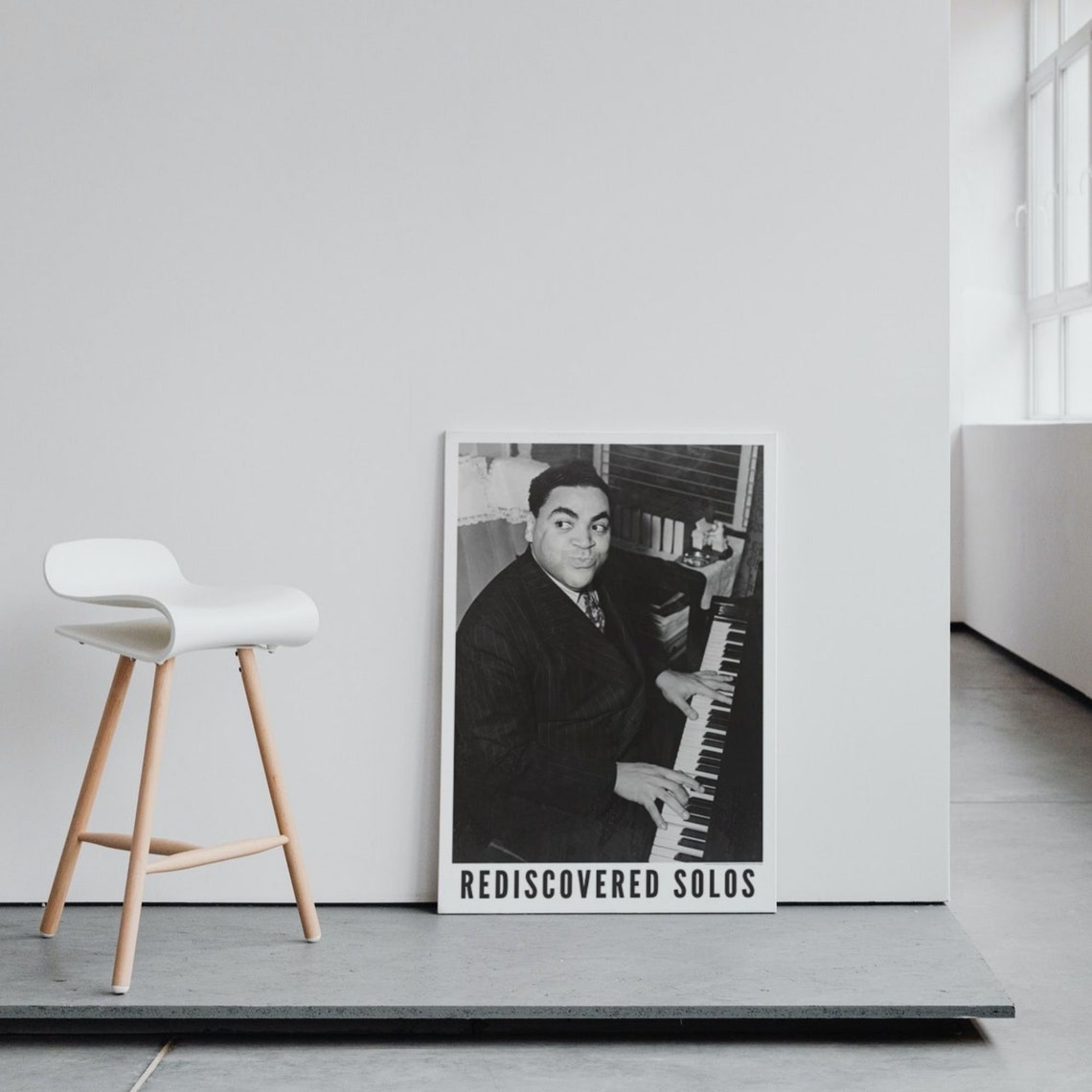 Fats Waller Poster Piano Player Modern Jazz Piano All That - Etsy