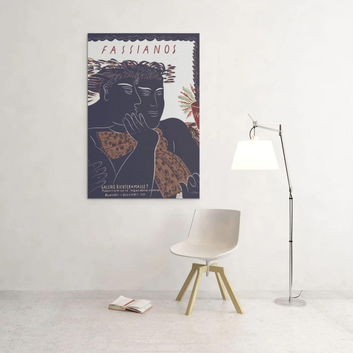 Alekos Fassianos Exhibition Poster - Galerie Richter & Masset Munich ...