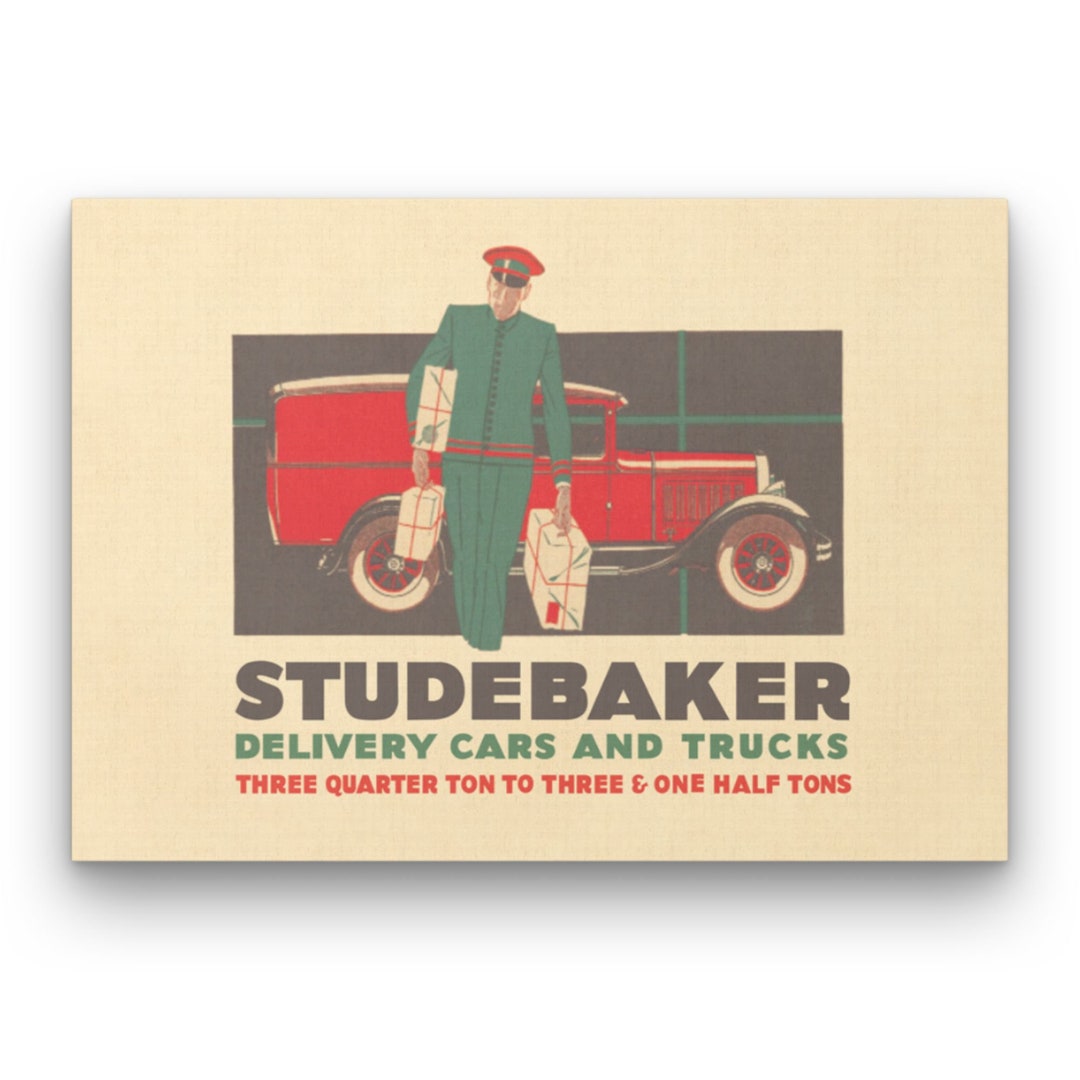 Classic Car Posters | Studebaker Vintage Art Prints for Home Decor ...