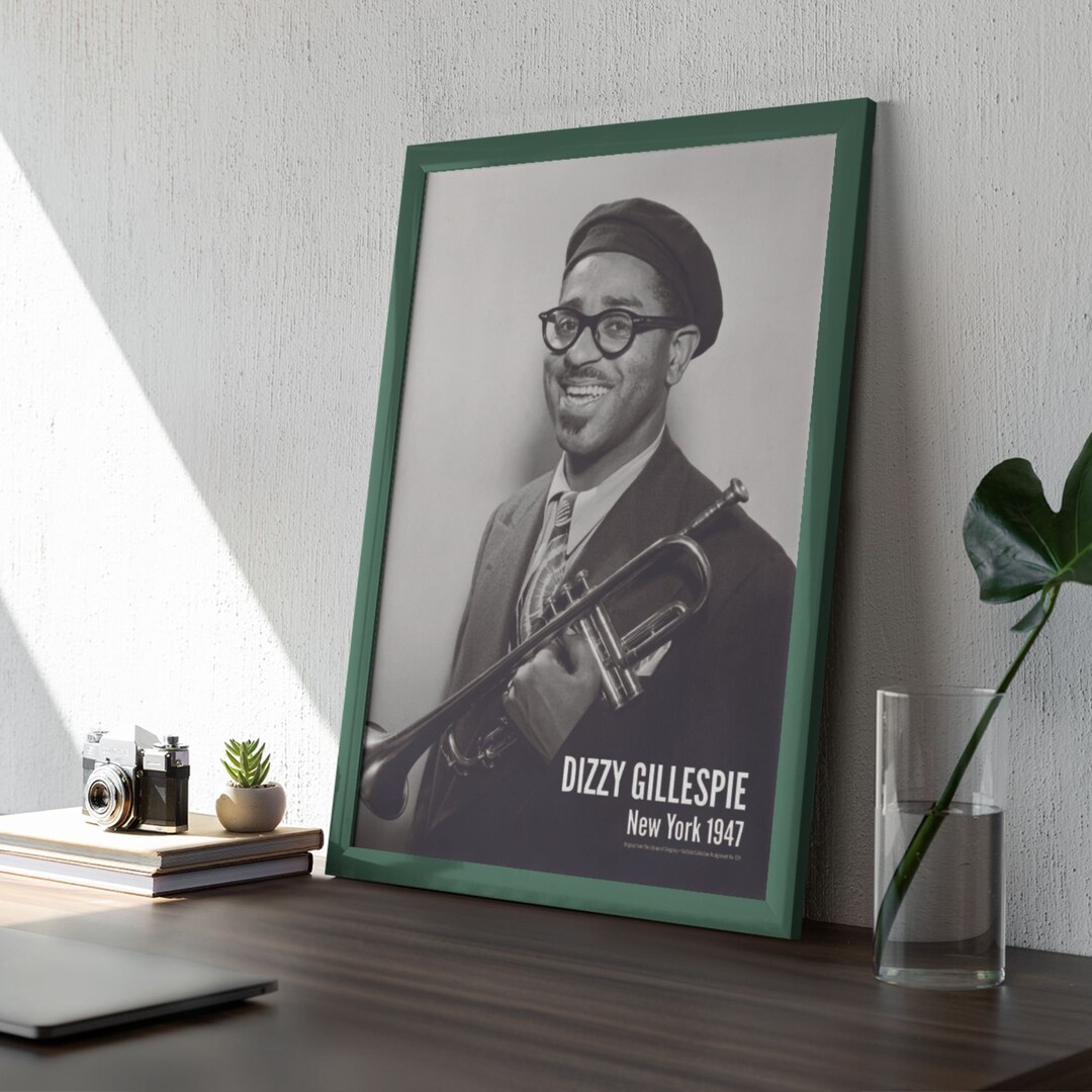 Dizzy Gillespie Jazz Poster: A Unique Music Gift | Perfect for ...