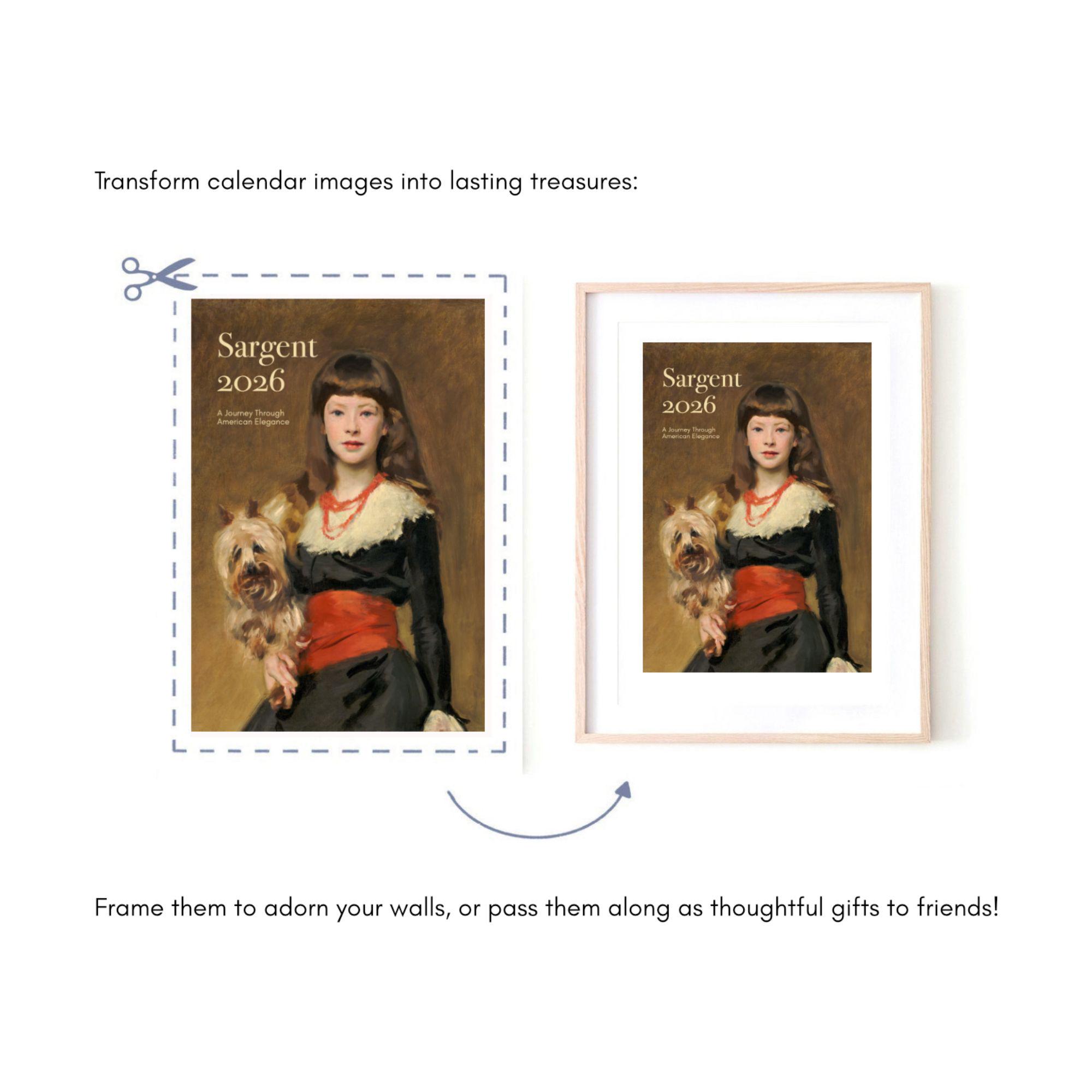 John Singer Sargent Wall Calendar - American Artist, Famous Paintings ...