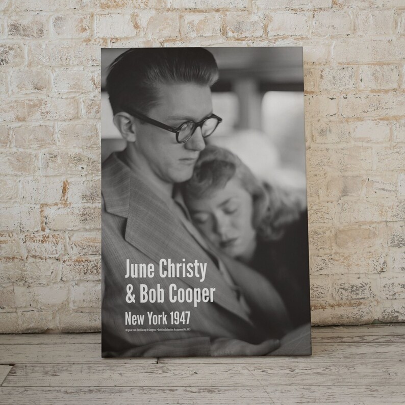 June Christy & Bob Cooper Poster Jazz Poster - Etsy