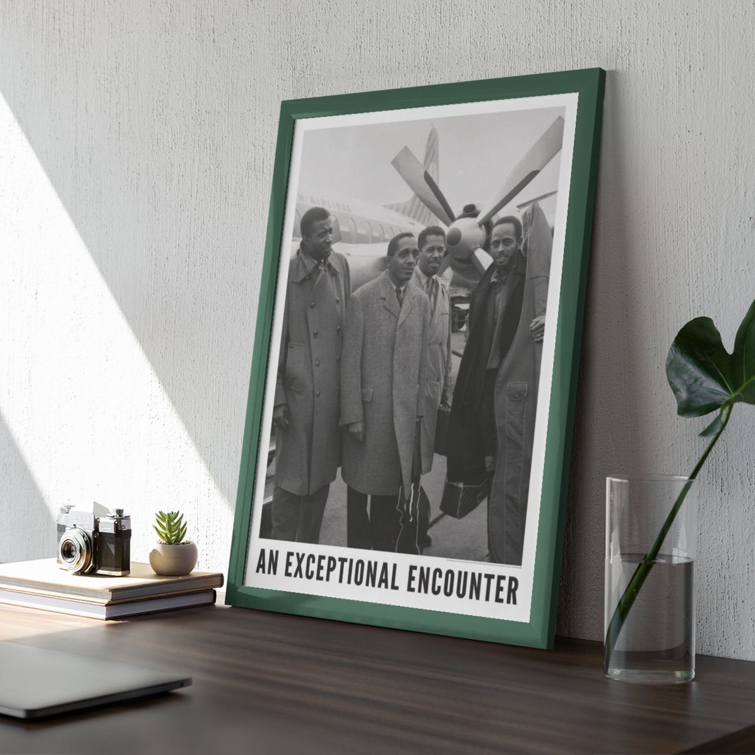 Modern Jazz Quartet Poster | Vintage Black & White Music Print - Etsy