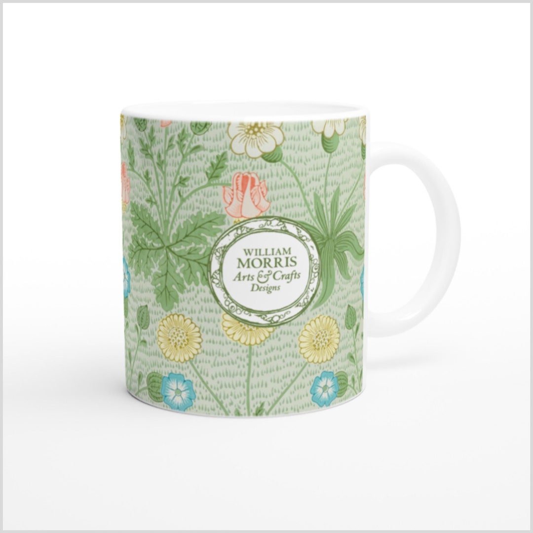 William Morris: Daisy Verde, Victorian Country House Style, Ceramic Mug ...
