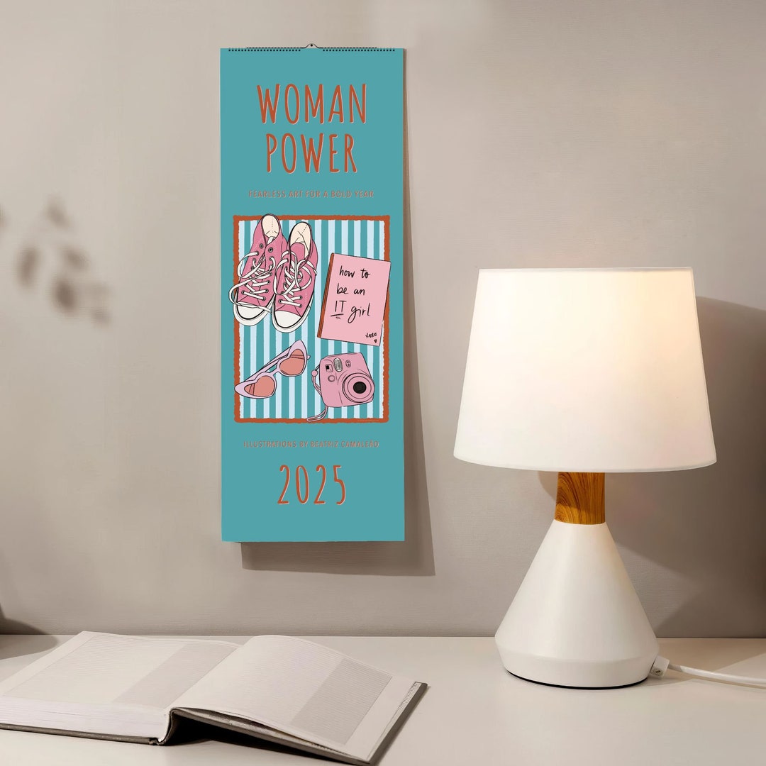Woman Power Wall Calendar - Monthly Feminist Art by Beatriz Camaleão ...